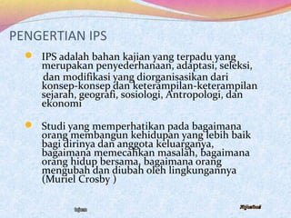 2. konsep dan hakikat ips | PPT