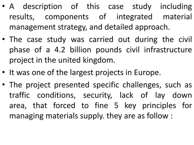 integrated material management | PPTX