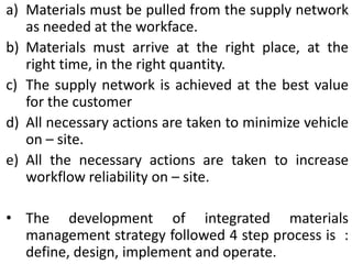 integrated material management | PPTX
