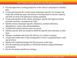 2. Softare QA roles and responsibilities | PDF
