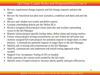 2. Softare QA roles and responsibilities | PDF