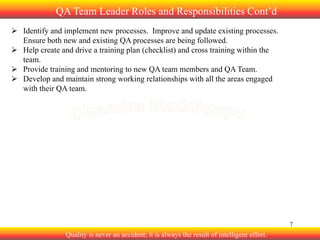 2. Softare QA roles and responsibilities | PDF