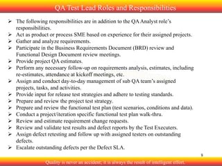 2. Softare QA roles and responsibilities | PDF