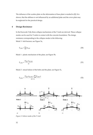 base plate in bending and anchor bolts in tension | PDF