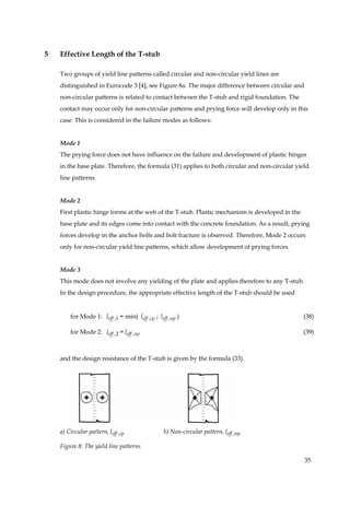 base plate in bending and anchor bolts in tension | PDF