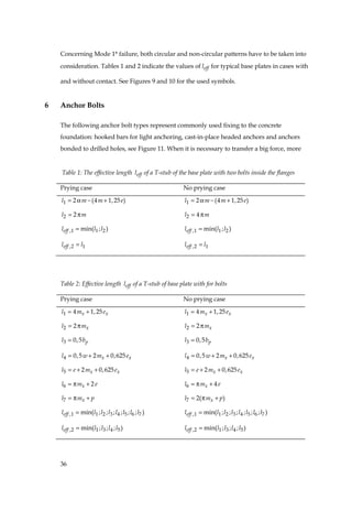 base plate in bending and anchor bolts in tension | PDF