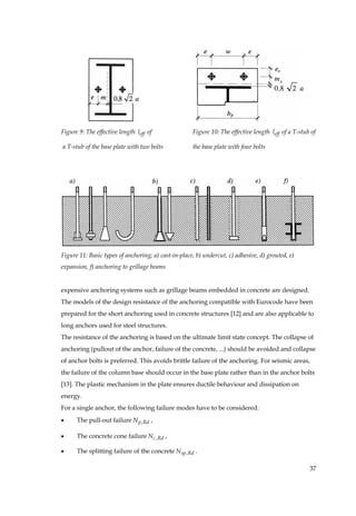 base plate in bending and anchor bolts in tension | PDF