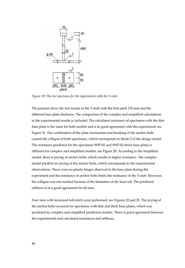 base plate in bending and anchor bolts in tension | PDF | Civil ...