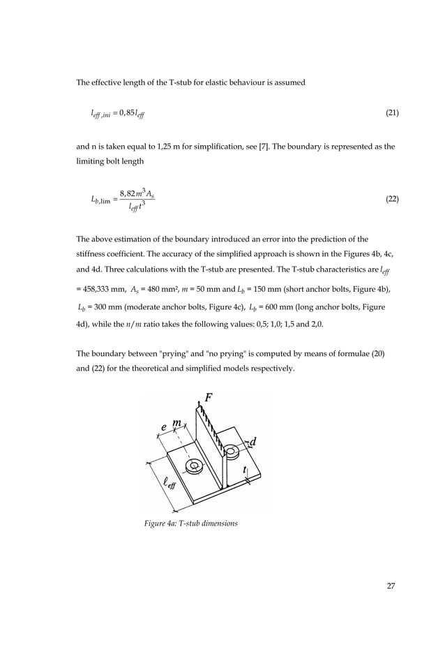 base plate in bending and anchor bolts in tension | PDF | Civil ...
