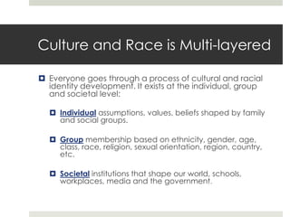 Culture and Race Identity in Higher Education | PPTX