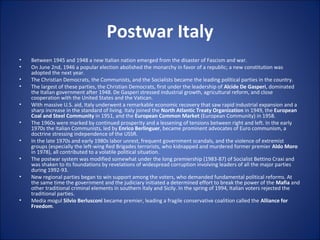 Italian history | PPT