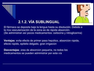 Vías de administración de farmacos | PPT