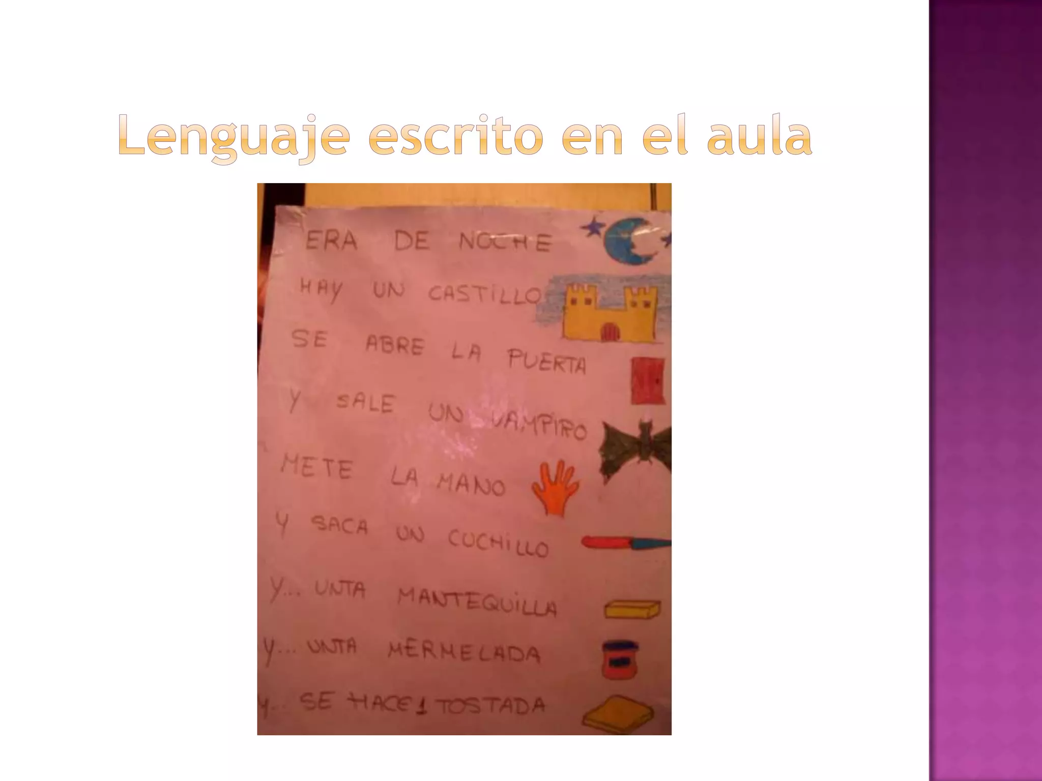 2. lenguaje escrito en el aula de infantil: etiquetas y carteles | PPT