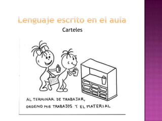 2. lenguaje escrito en el aula de infantil: etiquetas y carteles | PPT