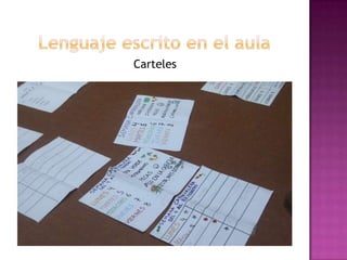 2. lenguaje escrito en el aula de infantil: etiquetas y carteles | PPT