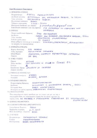 Δομή Βιογραφικού Σημειώματος | DOC