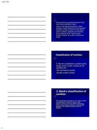 cavity classification and nomenclature (3) | PDF