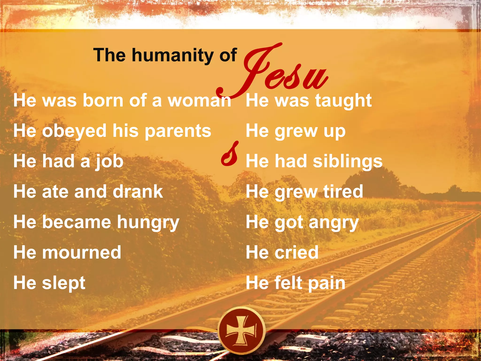 The humanity of Jesus | PPT