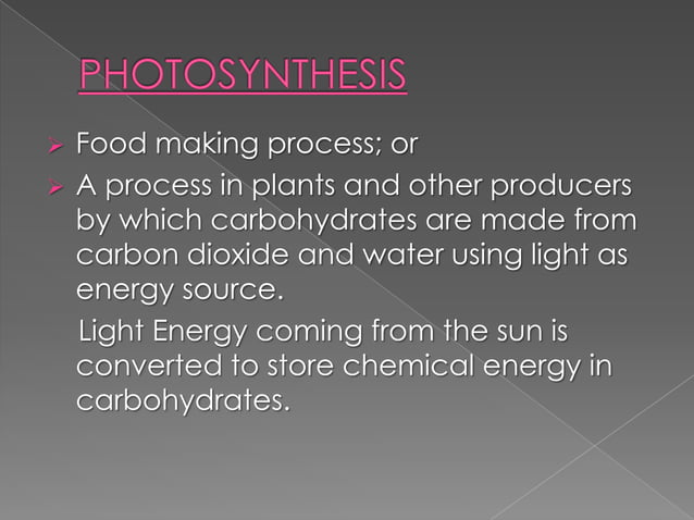 Energy transfer/Photosynthesis | PPTX