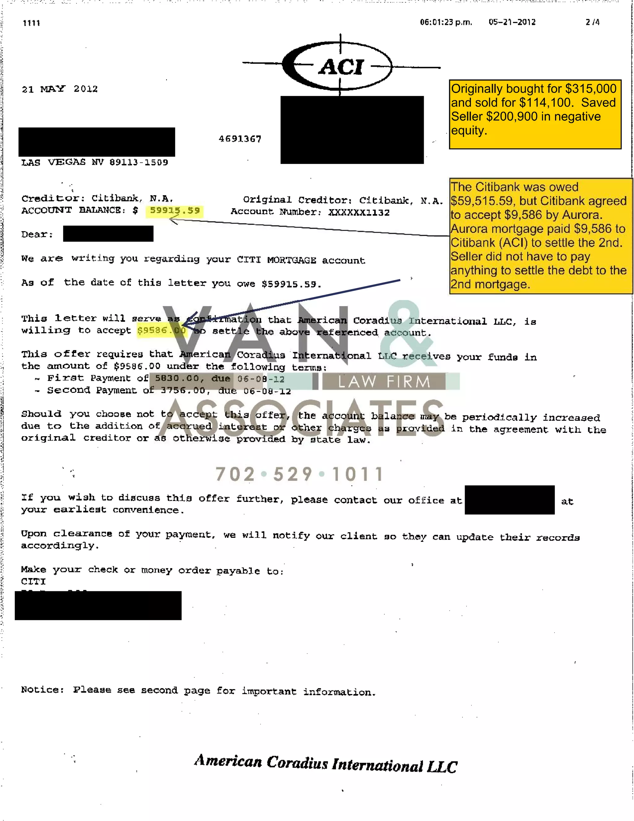 2.6.14 citimortgage 2nd ss approval letter watermarked (sv) | PDF