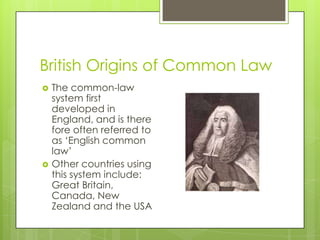 2.1 british common law | PPTX