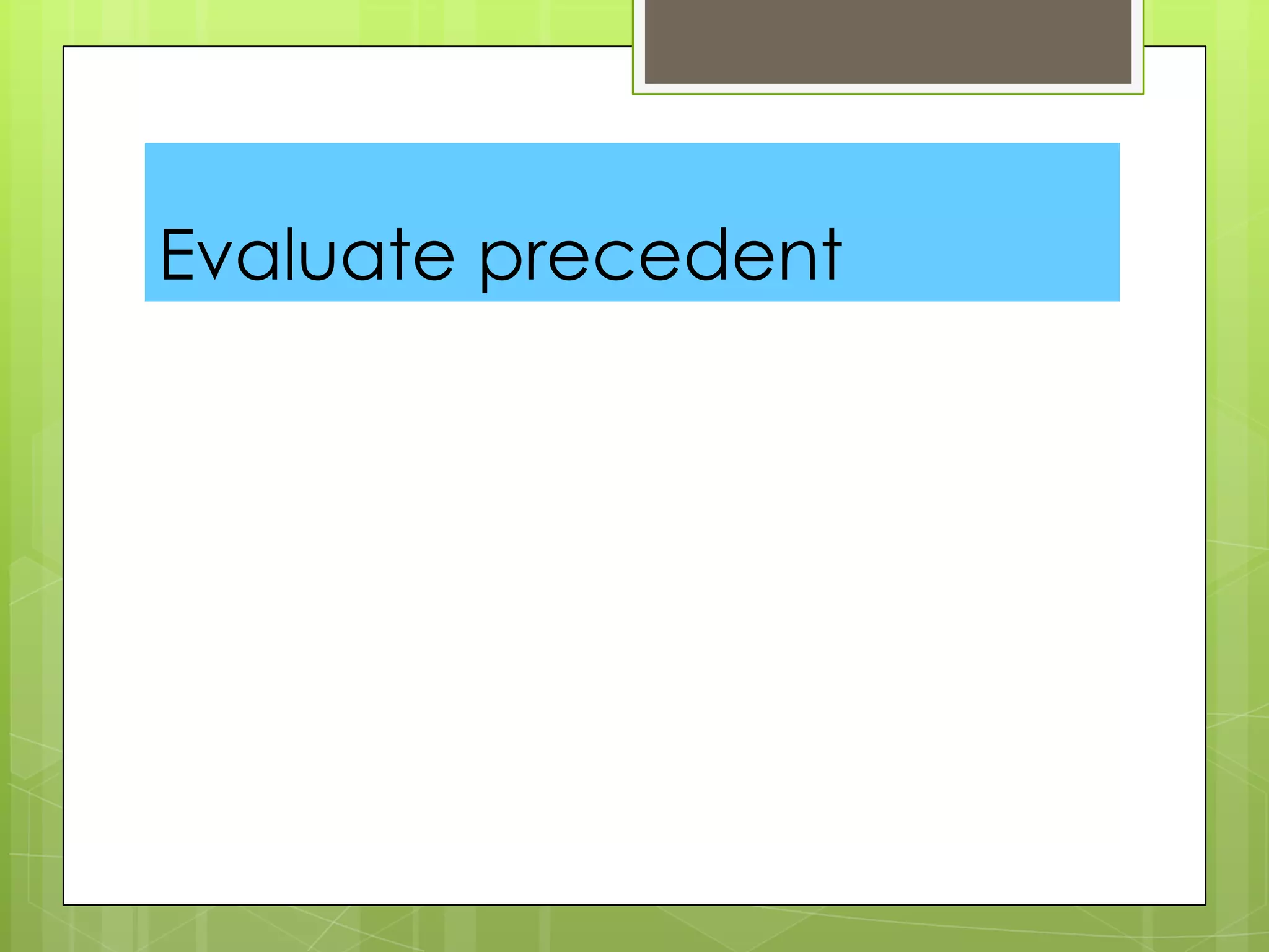 2.2 the system of precedent | PPTX