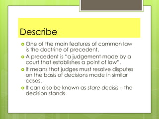 2.2 the system of precedent | PPT