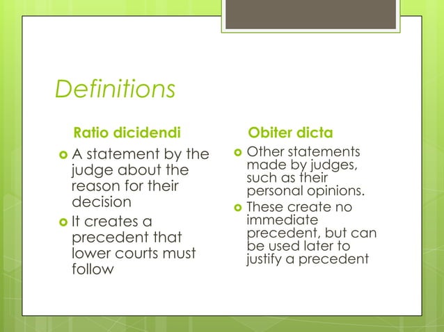 2.2 the system of precedent | PPT