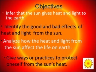 2. effects of the sun's heat and light | PPT