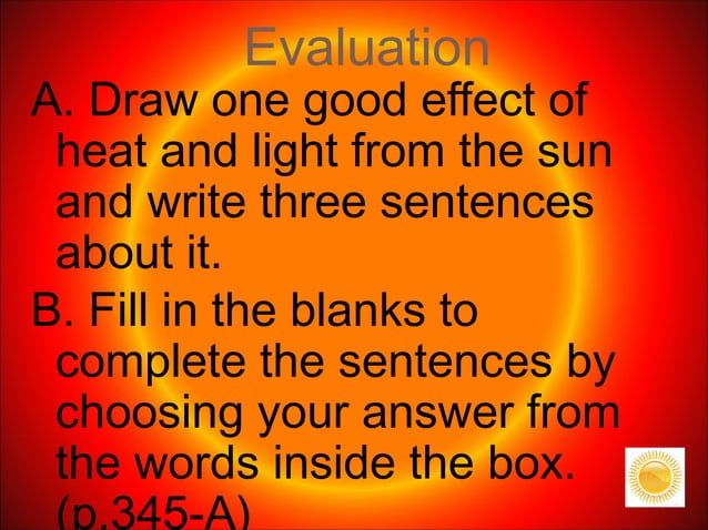 2. effects of the sun's heat and light | PPT