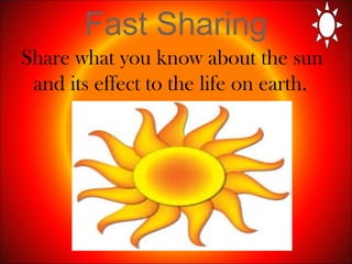 2. effects of the sun's heat and light | PPT