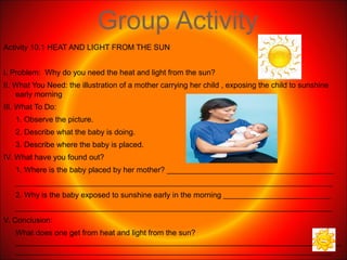 2. effects of the sun's heat and light | PPT