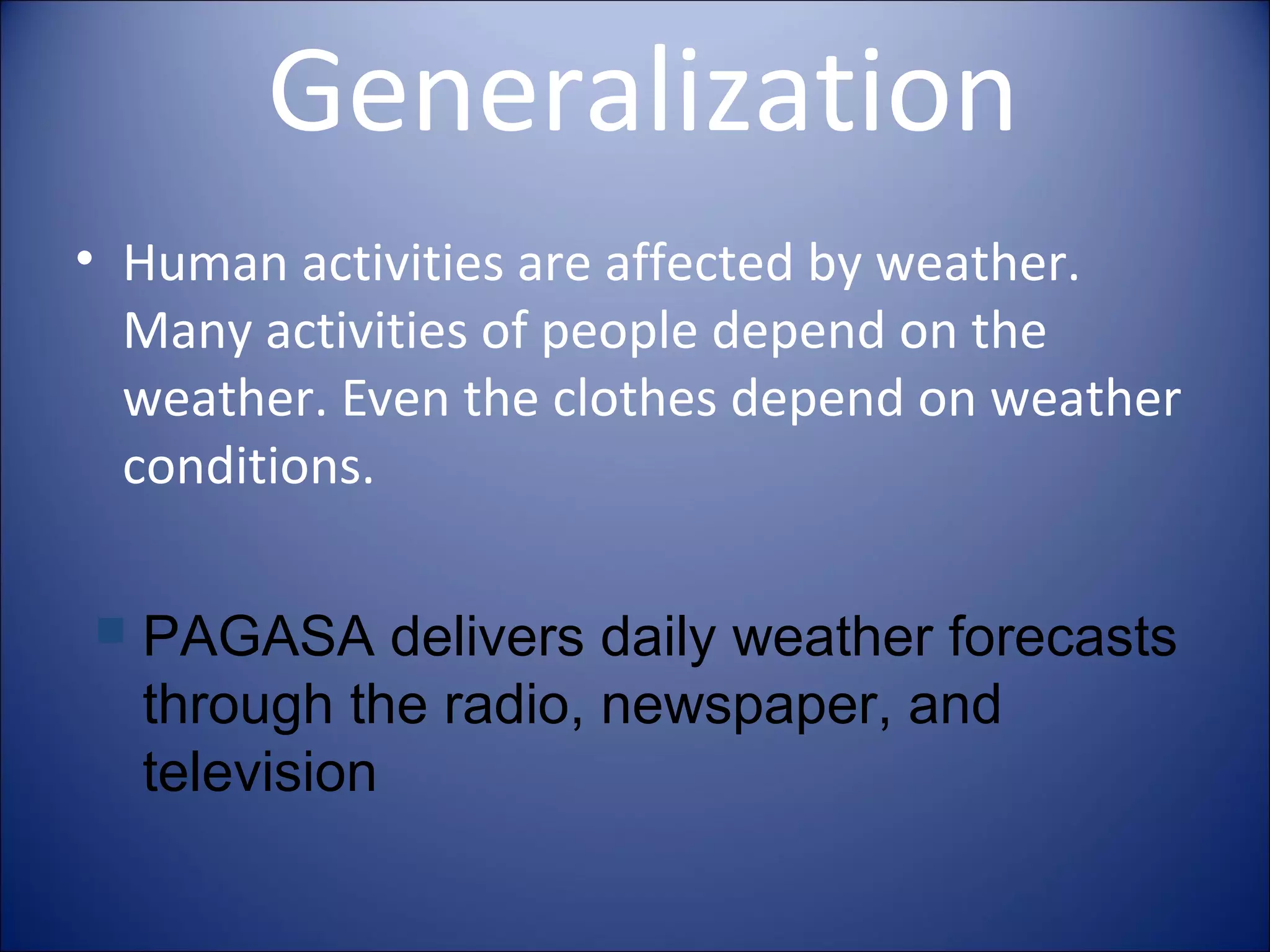 2.effects of weather on different activites.ppt aa | PPT