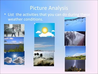 2.effects of weather on different activites.ppt aa | PPT