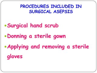 2.surgical asepsis | PPTX