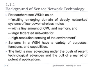 Basics of Wireless sensor networks | PPTX