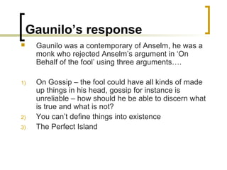2. anselm s_ontological_argument (1) | PPT | Agnosticism | Religion ...