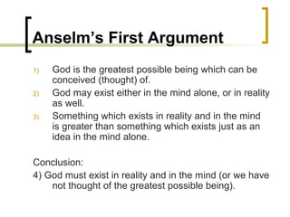 2. anselm s_ontological_argument (1) | PPT | Agnosticism | Religion ...