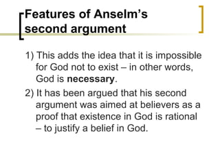2. anselm s_ontological_argument (1) | PPT | Agnosticism | Religion ...