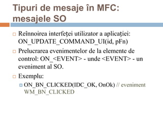 MFC programare bazată pe evenimente | PPTX