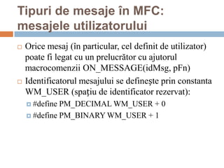 MFC programare bazată pe evenimente | PPTX