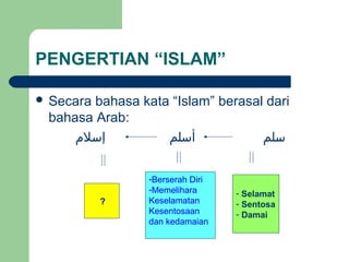 definisi islam (Pengantar studi islam) | PPT
