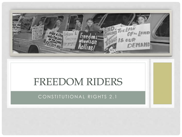 2.1 freedom riders writing assignment | PPT