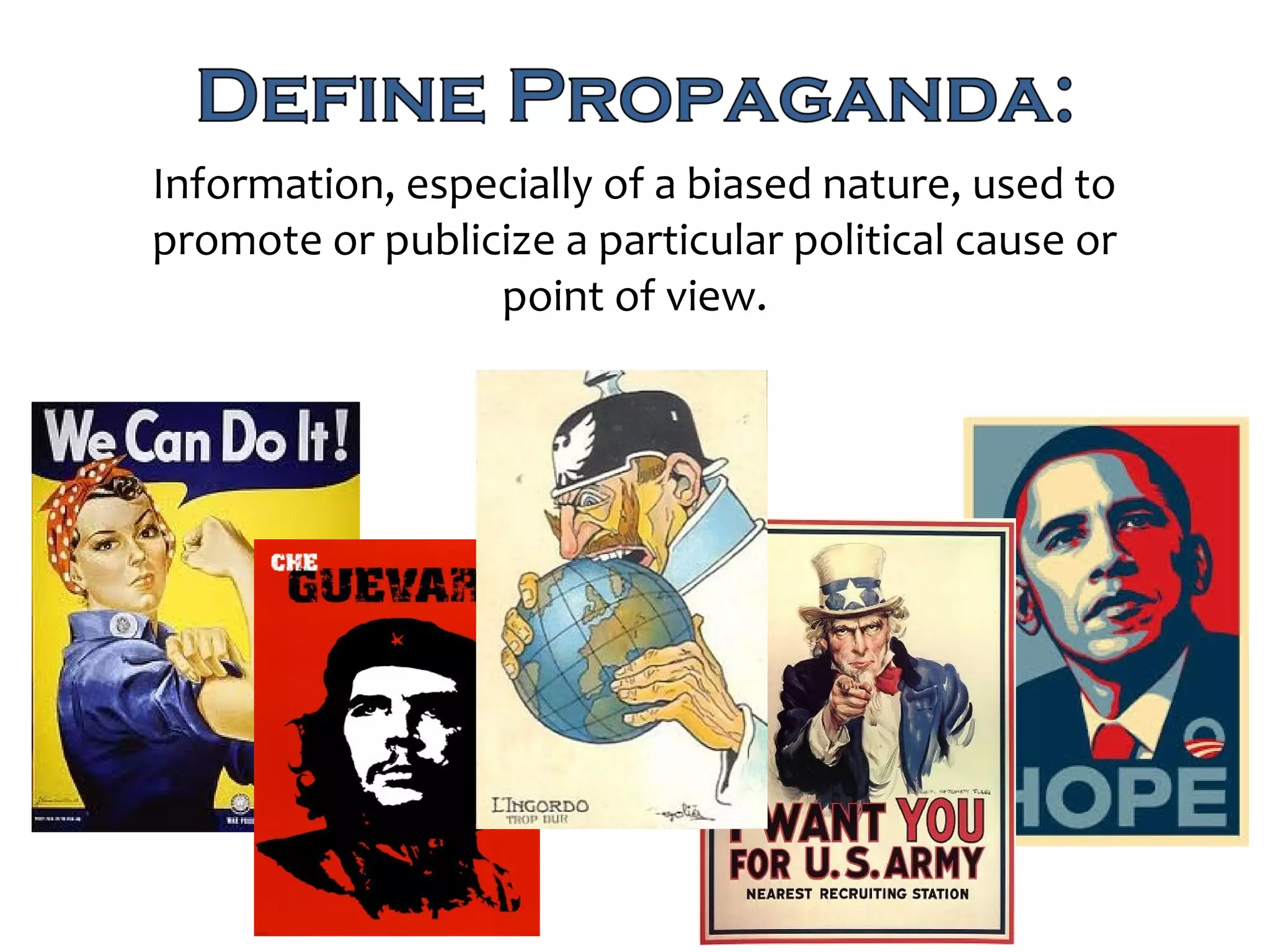 Propaganda Posters | PPT