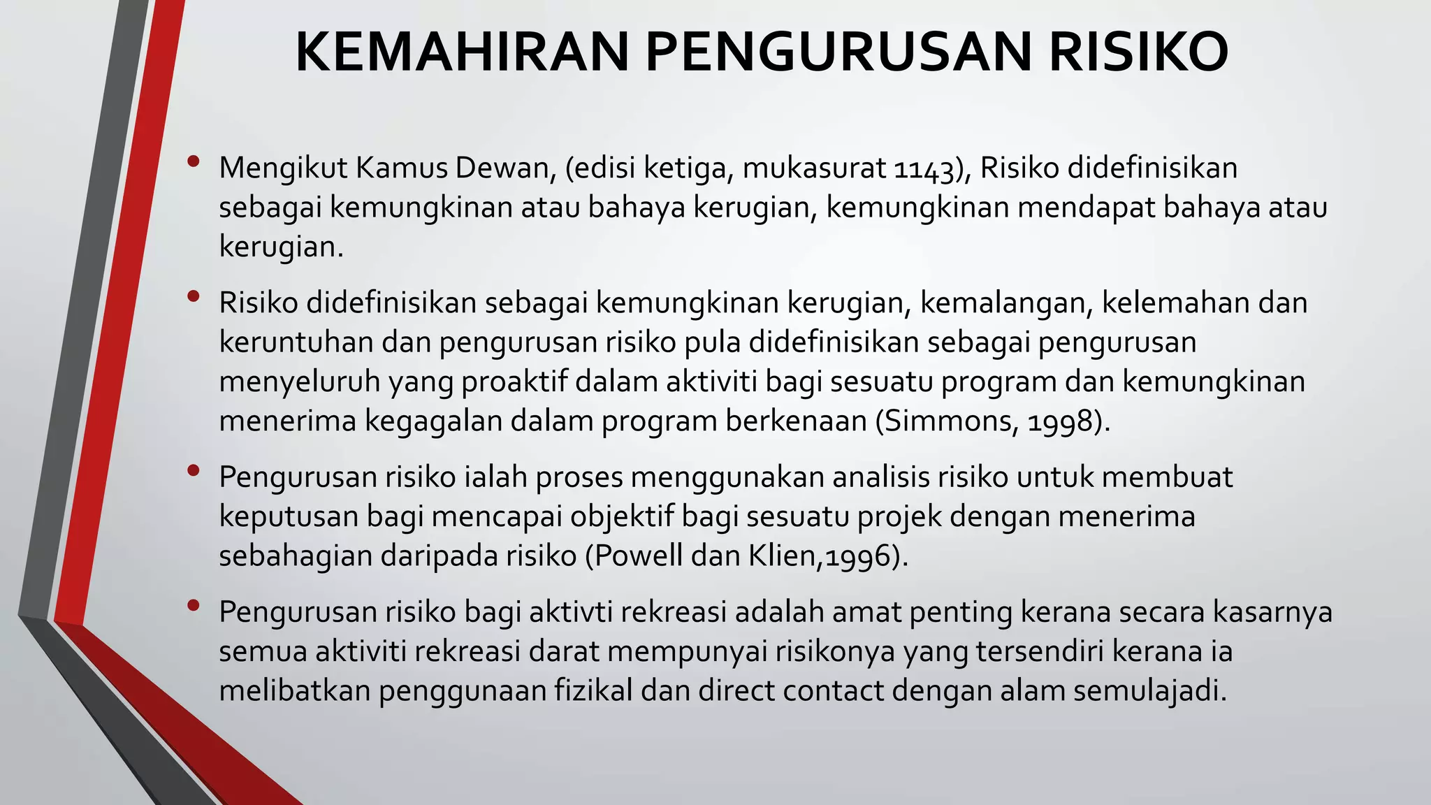 Asas Kepimpinan Dalam Rekreasi | PPTX