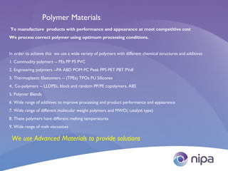 Polymer Processing Cost Saving Workshop - 02 Northern Ireland Polymers Association | PPT