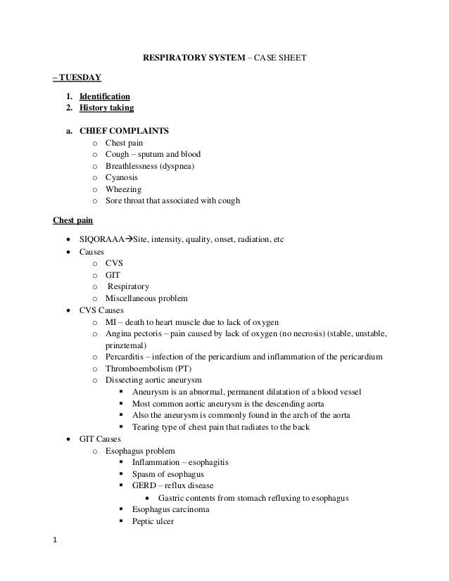 Respiratory Medical History Questions at Shanita Parker blog