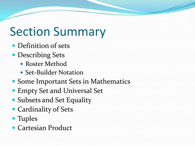 2.1 Sets | PPT