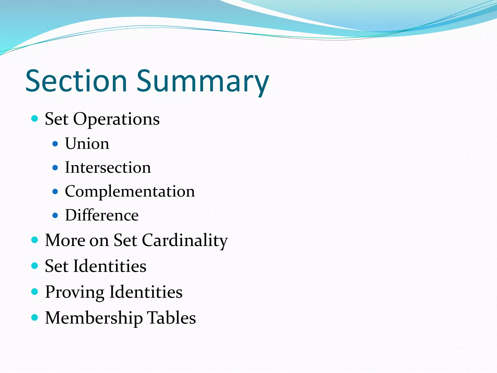 2.2 Set Operations | PPTX