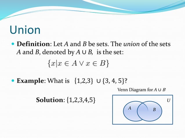 2.2 Set Operations | PPTX